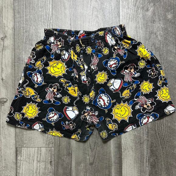 Disney | Shorts | Vintage 9s Mickey Mouse Goodnight Mickey Boxers ...